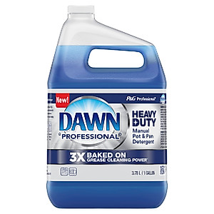 Dawn Professional Heavy Duty Manual Pot and Pan Dish Soap Detergent, 1 Gallon (Case of 4)