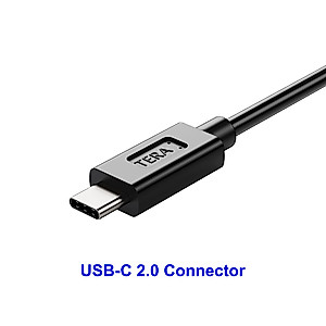 Tera Grand - USB C to RS232 Serial DB9 Adapter Cable with Hex Nuts and FTDI chipset, Supports Windows 11, 10, 8, 7, Vista, XP, 2000, 98, Linux and Mac, 3 Ft