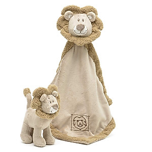 Unipak 12" Lion Blanket with 6" Rattle Baby Set
