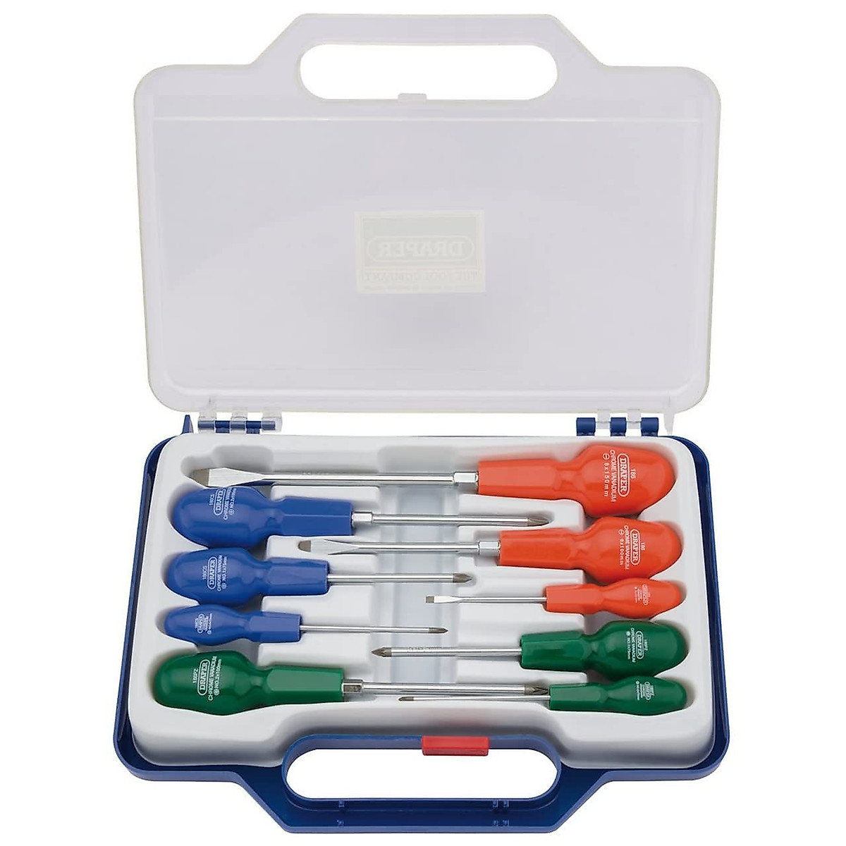 Draper 29613 Cabinet Pattern Screwdriver Set, 9 Pieces