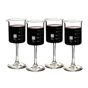 Periodic Tableware Laboratory Beaker Wine Glasses