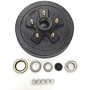 Trailer 5 on 4.5" B.C. Hub Drum Kits with 10"x2-1/4" Electric Brakes for 3500 Lbs Axle