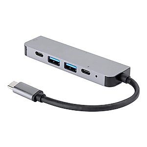 Hub Adapter, Reliable Convenient High Hardness Dock, Practical 5‑in‑1 5Gbps Office Home for Computer Laptop