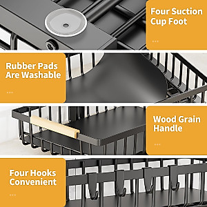 ZMJESSNIA Under Sink Organizer, 2 Tier Under Sink Organizers and Storage, Metal Slide out Pull out Cabinet Organizer,Sliding Drawer Organizer for Kitchen Bathroom Pantry Closet