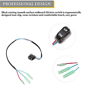 Tilt Trim Switch for Mercury Mariner Outboard Remote Control Box - Replaces 87-18286A43, 87-16991A1, 87-18286A2, 87-18286A26