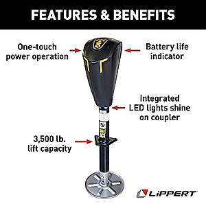 Lippert Components 643589 Smart Jack Black