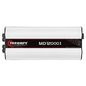 Taramps MD 12000.1 0.5 Ohm 12000 Watts Class D Full Range Mono Amplifier