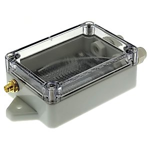 qBoxMini DIY IOT Enclosure Plus Kit (One SMA), IOT Enclosure for Arduino MKR Feather ESP32 Cellular LoRa WiFi Board, Waterproof IP65 Enclosure with Glands, prototyping PCB, connectors Set and SMA