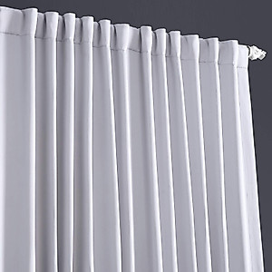 HPD Half Price Drapes Extra Wide Room Darkening Curtains for Bedroom & Living Room 100 X 108 (1 Panel), BOCH-144105-108-DW, Fog Grey
