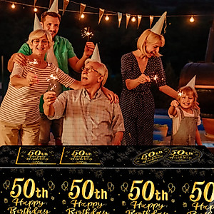 Juhap 41Pcs 50th Birthday Decorations Back in 1973 50th Wedding Anniversary Decorations for Men Women 50 Years Theme Party Supplies Tableware Set Includes Plates Napkins and Tablecloth, Service for 20