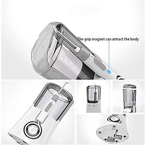 GIENEX Cordless for Teeth, 600ML Dental Oral Irrigator, Portable and Rechargeable IPX7 Waterproof Powerful Battery Life Teeth Cleaner for Home Travel, Braces and Bridges Care