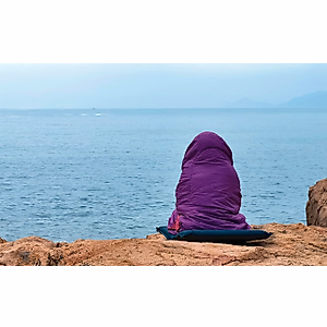 Clostnature Sleeping Bag for Adults and Kids - Lightweight Camping Sleeping Bag for Girls, Boys, Youths, Ultralight Backpacking Sleeping Bag for Cold Weather - Compression Sack Included(Left Zipper)