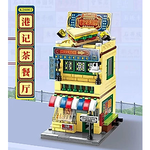 SCTCACR Keeppley Blocks Kids Building Toys Girls Puzzle City Street Corner Home Decor Gift K28001 K28002 K28003 K28004 K28005 (K28001-K28005(5pcs/Set),with Original Box)