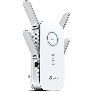 TP-Link AC2600 WiFi Extender(RE650), Up to 2600Mbps, Dual Band WiFi Range Extender, Gigabit port, Internet Booster, Repeater, Access Point,4x4 MU-MIMO