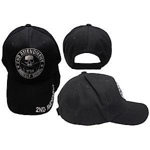 2nd Amendment 1789 America's Original Homeland Security Black Cotton Adjustable Embroidered Baseball Hat Cap