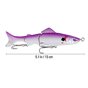 BESPORTBLE 2pcs Bass Lures Fish Lures Lures Bait Gear Hard Bait
