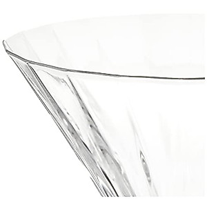 Luigi Bormioli Bach 8.25 oz Martini Glasses, 4 Count (Pack of 1), Clear