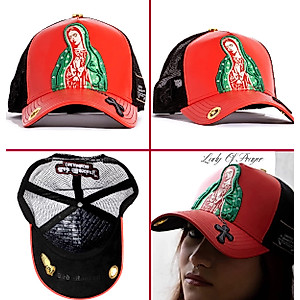 Red Monkey Designs 6 Hat Bundle 4 of Limited Edition Unisex Fashion Trucker Cap Hats + Free Bandanna.,Multicolor,One Size
