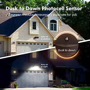 BBOUNDER - 120W 15600LM LED Barn Lights Dusk to Dawn Outdoor Area Lights with Photocell (1000W Incandescent Equiv.) 5000K Daylight Waterproof ETL&DLC Listed for Yard Street Flood Lights