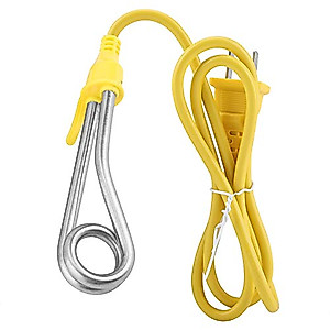 Mini Electric Heater Element,600W Mini Boiler Hot Water Coffee Immersion Travel Use CN Plug 220V,for Household, Office, University Dorm or Travel use