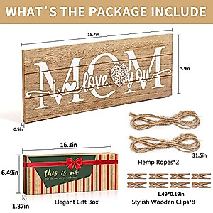 Gifts for Mom Christmas Gifts for Mom Birthday Gifts for Mom New Mom Gifts for Women Mothers Day Gifts for Mom Grandma Wife Auntie Unique Mom Birthday Gifts from Daughter Son Kids Husband Photo Holder