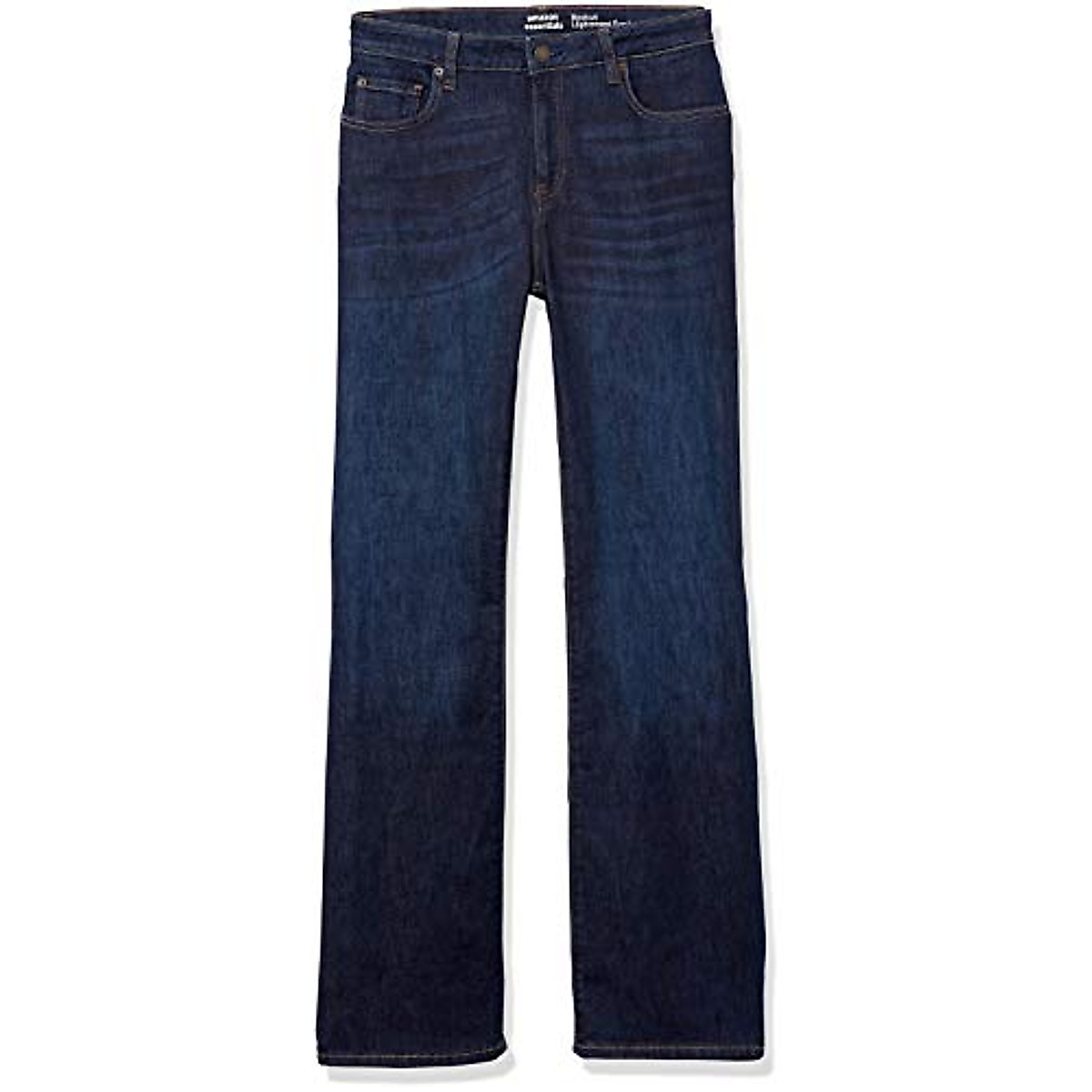 Amazon Essentials Women's Slim Bootcut Jeans, Mid-Rise, Stretchy, Dark Wash, Size 14 Short