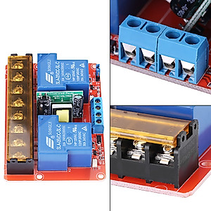 AC100V-250V 30A High Power 2-Channel Relay High Current DC5V High-Low Level Trigger Switch Module for