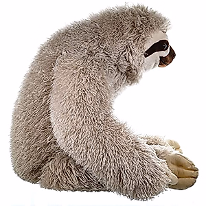 Wild Republic Jumbo Sloth Plush, Giant Stuffed Animal, Plush Toy, Gifts for Kids, 30 Inches