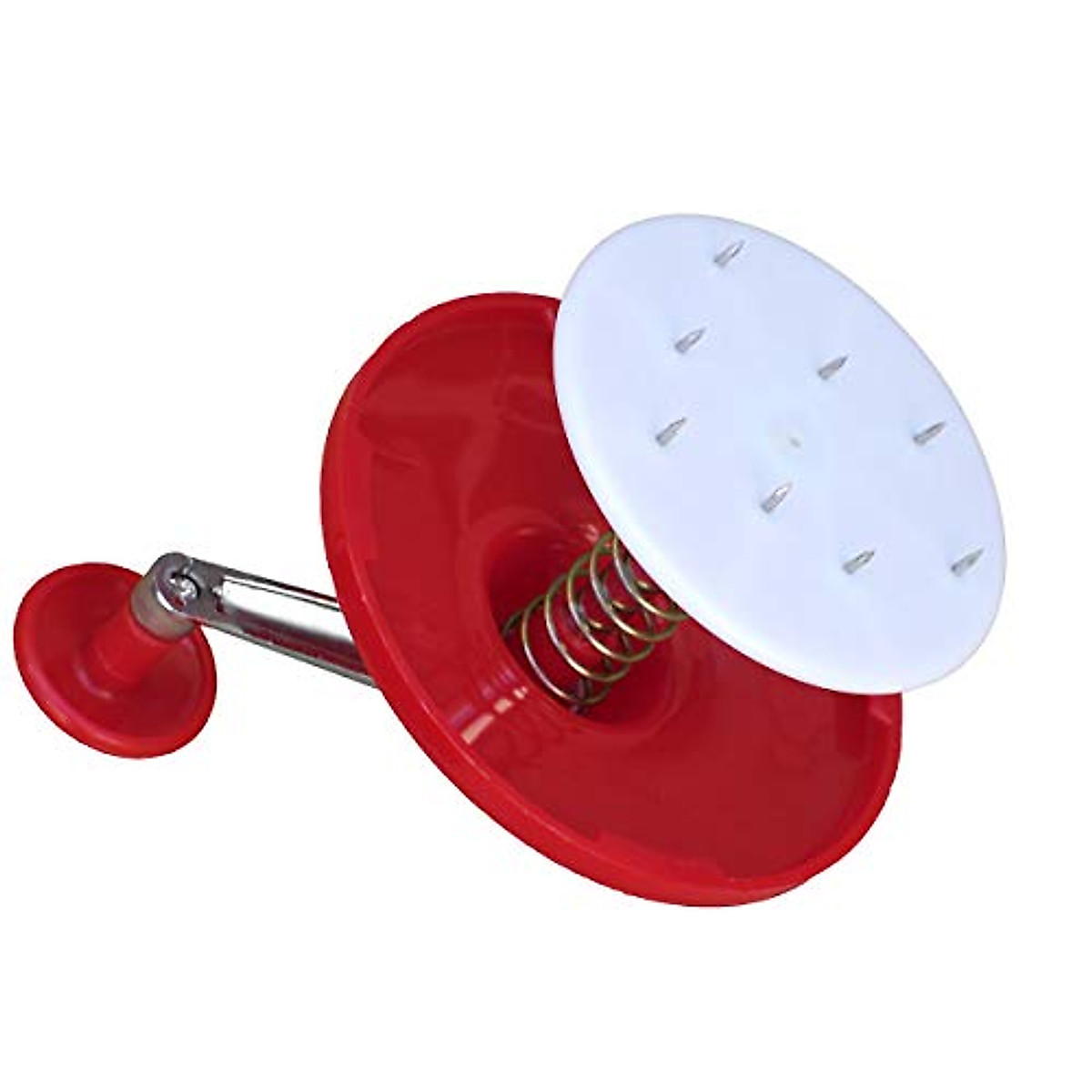 Deluxe Shave Ice Snow Cone Maker Ice Shaver Hand Crank, non-electric - RED