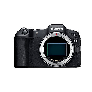 Canon EOS R8 Full-Frame Mirrorless Camera (Body Only), RF Mount, 24.2 MP, 4K Video, DIGIC X Image Processor, Subject Detection & Tracking, Compact, Lightweight (Renewed)