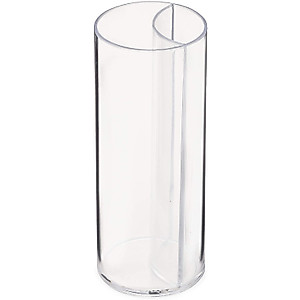 Split Shooters Divided Test Tube Plastic Shot Glasses – Clear Plastic Jager Bomb Chaser Shot Glass Glasses Cups – Fun Unique Glasses for Events Birthday Bachelor Bachelorette Parties - Set of 48