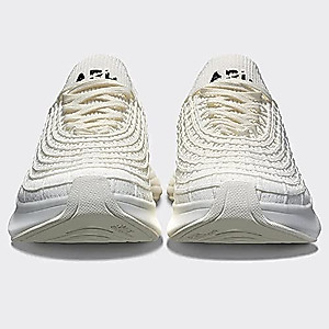 APL: Athletic Propulsion Labs Women's Techloom Zipline Sneakers, Ivory/Ivory/Black, 8.5