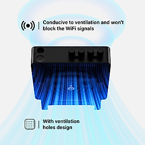 Wall Mount for Sonos Amp Mount Slim Design Compatible with Sonos Wireless Amplifier Mounting Bracket with Ventilation Holes