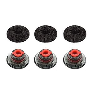 3X Ultra Comfort Eartips Ear Buds Replacement Earphone Ear Tips Kits Earpads Foam Set Cushion for Plantronics Voyager 5200 5220 5210 Series Bluetooth Headset Headphone (Medium M)