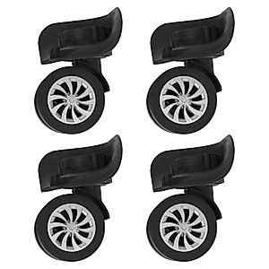 BESPORTBLE 4pcs Luggage Suitcase Caster Wheels Swivel Wheel Replacement Luggage Travel Suitcase Wheels Plastic Bearings Repair Set for Luggage Kits
