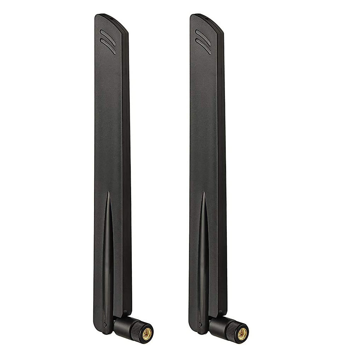 Eightwood 2.4GHz 5GHz WiFi Antenna Dual Band SMA Male Antenna (2-Pack) for Car Trailer Backup Cameras Wireless Security Cameras