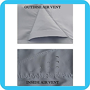 SBU Grey Heavy-Duty Boat Cover Compatible for Regal FASTRAC 1900 BR 2005-600 Denier Woven Polyester - 2 Year Warranty & Storage Bag Included