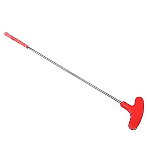 Gedourain Kids Golf Putter Steel Shaft Mini Rubber Head,for Kids(red)
