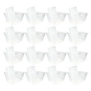 Sterilite 56 Quart Clear Plastic Utility Storage Organization Container Box with Latching Lid (16 Pack)