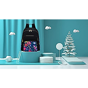 SVRVGV Nylon Backpacks for Women Casual Fashion Backpacks Purse Travel Rucksack Daypack for Girl Student