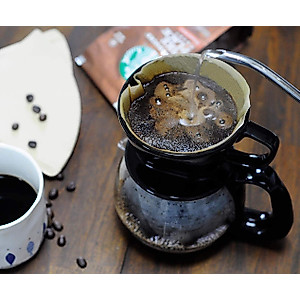 Irekamons #4 Cone Coffee Filter 8-12 cup, Unbleached Natural Paper, No Blowout, Disposable for Pour Over and Drip Coffee Maker, 100 Count