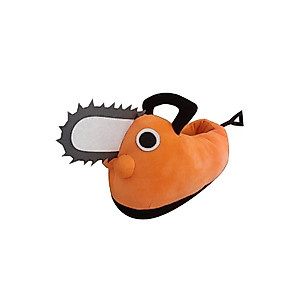 Emisorn Women's Pochita Dog Slipper, Plush Home Slipper, One Size, Cosplay Enthusiasts, Dog Lovers, Adults, Kids, Halloween Celebrators, Winter Warm Slipper