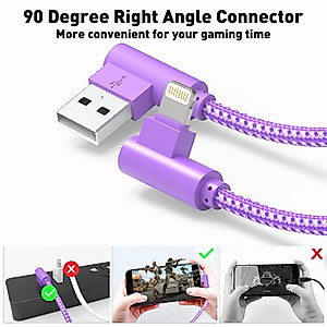 iPhone Charger Cord Lightning Cable 6 ft 3 Pack iPhone Charging Cable Long iPhone 11 Charger 6ft [Apple Certified] Nylon Braided Fast Charging for 13 mini/13/12/11 Pro MAX/XR/XS/8/7/Plus/6S/SE/iPad…