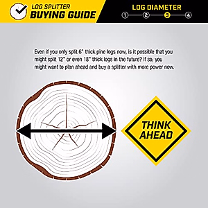 Champion Power Equipment 90720 Champion 7-Ton Compact Horizontal Gas Log Splitter with Auto Return, Black