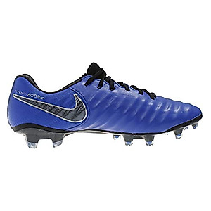 Nike Men's Football Boots , Multicolour Racer Blue Black Metallic Silver 4 , 8 US