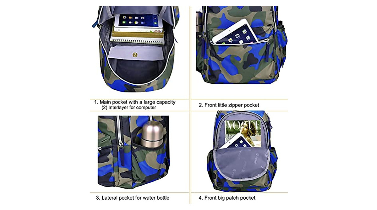 Atarni Boys School Backpack - Stylish & Durable Kids Bag