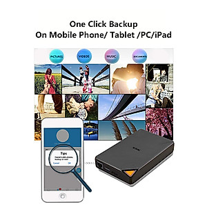 SSK Bundles 4TB Personal Cloud, Network Attached Storage Support Auto-Backup,Home Office Storage NAS 1TB Personal Cloud External Wireless Hard Drive Portable NAS Storage with WiFi Hotspot