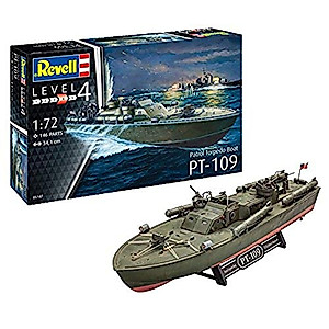 Revell 05147, Patrol Torpedo Boat Pt-109, 1: 72 Scale Plastic Model,Black