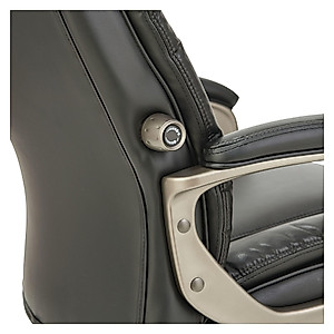 Alera ALEVN4119 Alera Veon Series Executive Highback Leather Chair, Coil Spring Cushioning,black