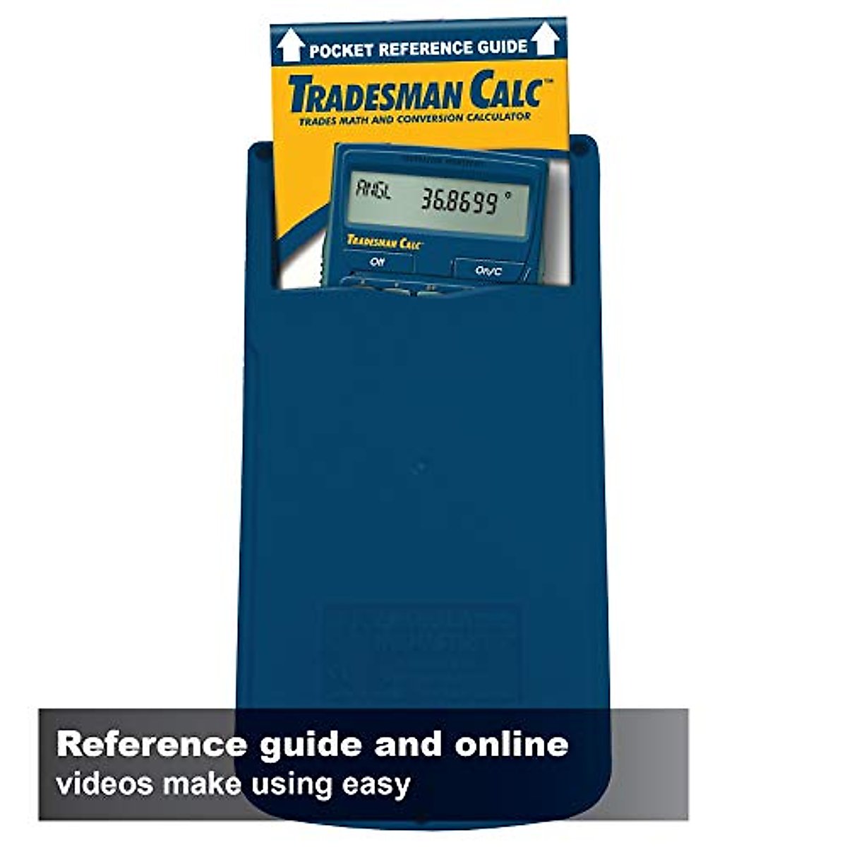 Calculated Industries 4400 TradesmanCalc Technical Trades Dimensional Trigonometry and Geometry Math and Conversion Calculator Tool for Tech Students, Welders, Metal Fabricators, Engineers, Draftsmen